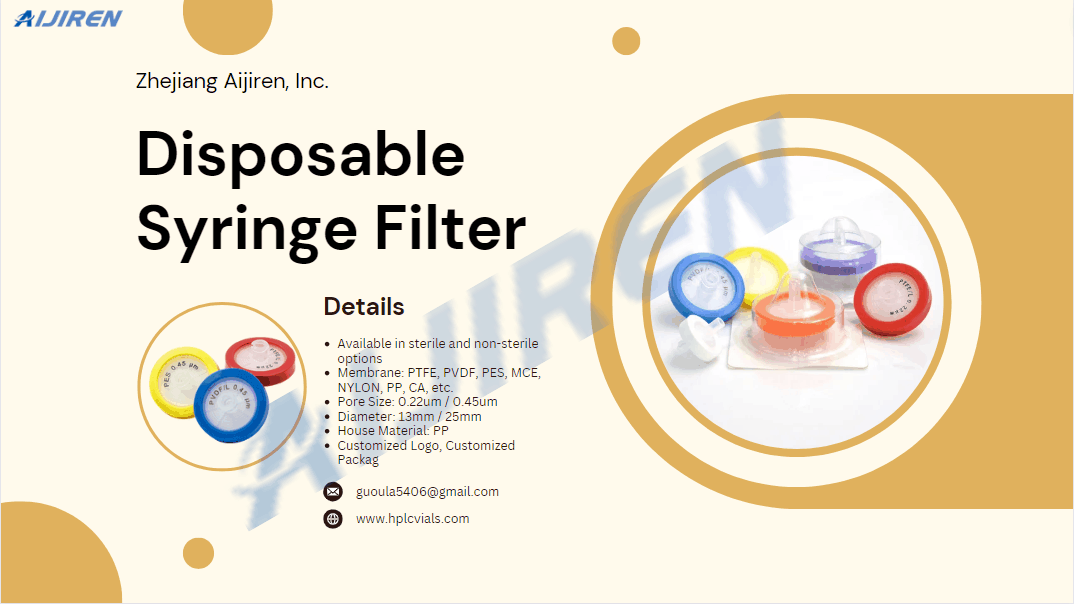 Which syringe filter membrane material is suitable for chemical ...